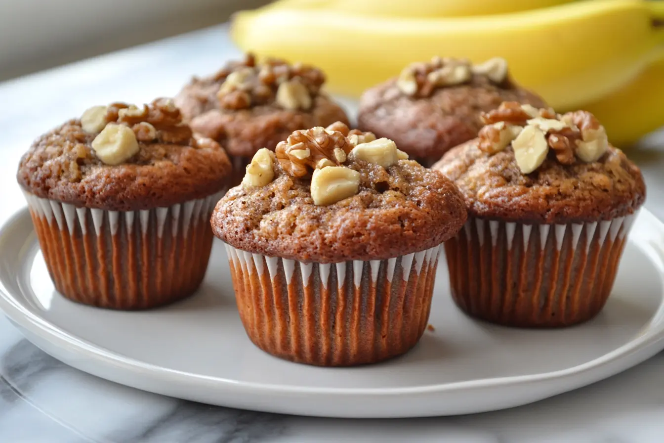 Gluten Free Banana Nut Bread Muffins Gluten Free Banana Nut Bread Muffins