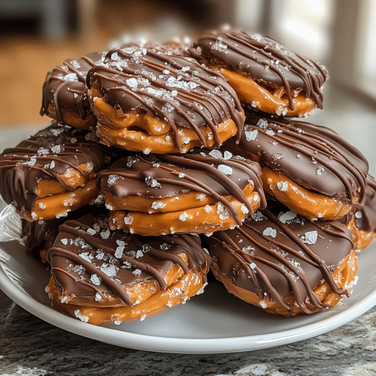 No-Bake Peanut Butter Pretzel Clusters - Scarlet Recipes