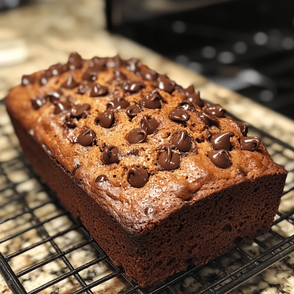 Decadent Chocolate Chip Banana Bread with Secret Ingredients - Scarlet ...