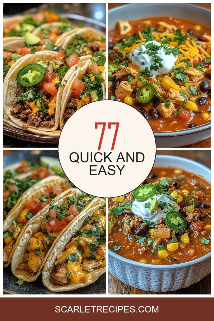 Dinner Recipes - Scarlet Recipes