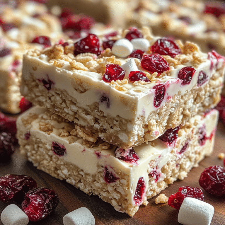 No-Bake White Chocolate Cranberry Crunch - Scarlet Recipes
