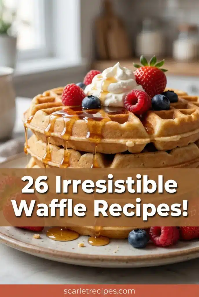 Irresistible Waffle Recipes for Cozy Mornings at Home - Scarlet Recipes