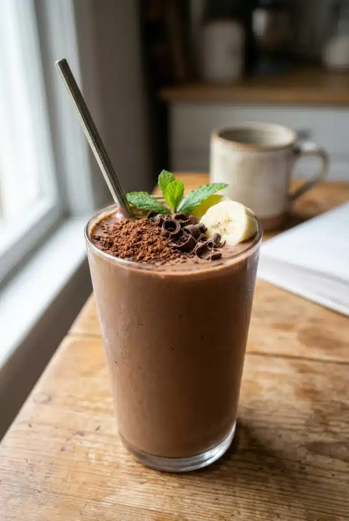 High Protein Chocolate Smoothie Recipe for a Healthy Boost - Scarlet ...