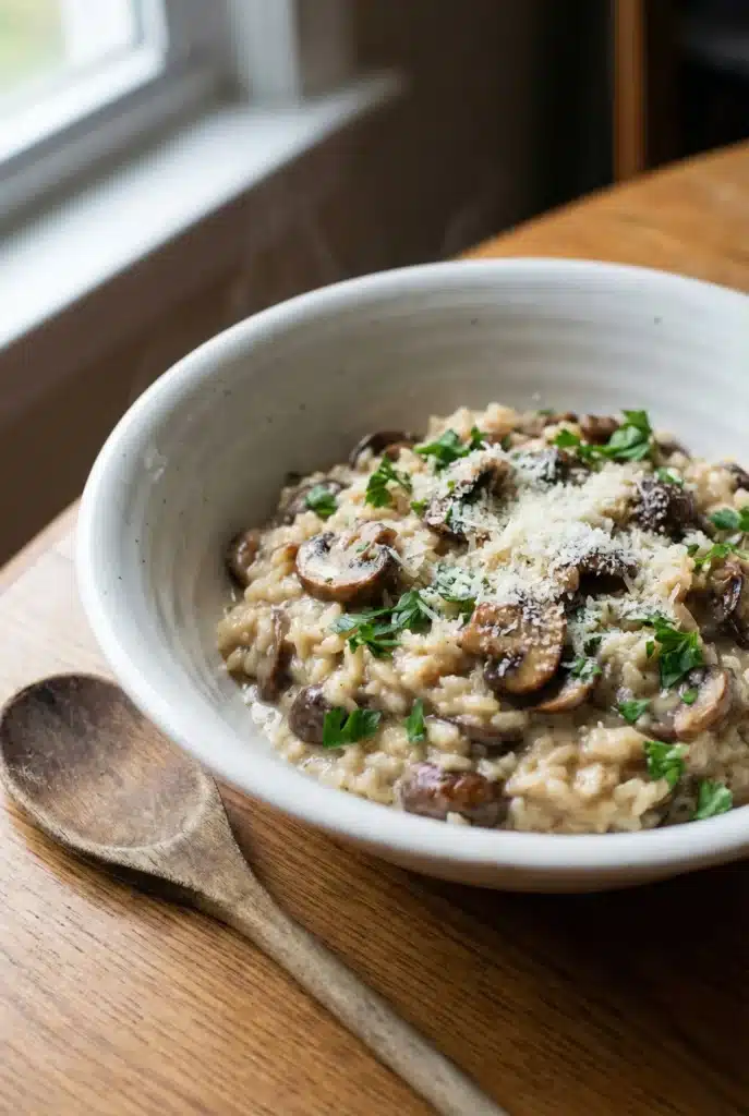 Delicious Mushroom Risotto Recipe for a Cozy Dinner - Scarlet Recipes