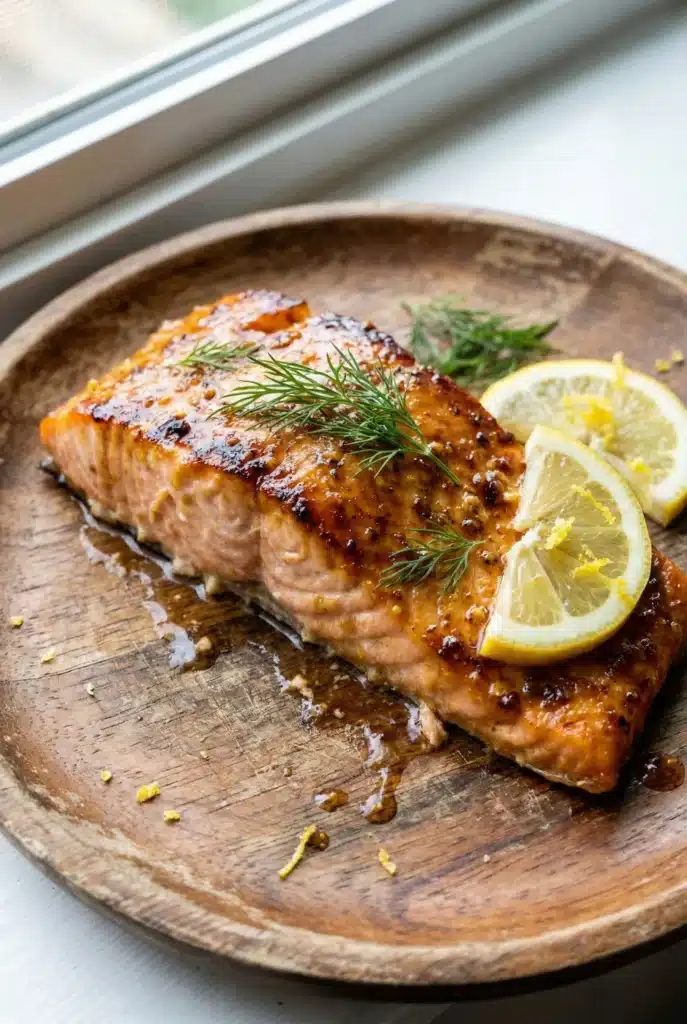 Savory Honey-Mustard Oven-Baked Salmon in 30 Minutes - Scarlet Recipes