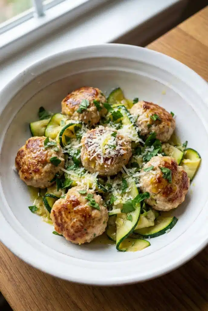 Delicious Lean Turkey Meatballs with Zucchini Recipe - Scarlet Recipes