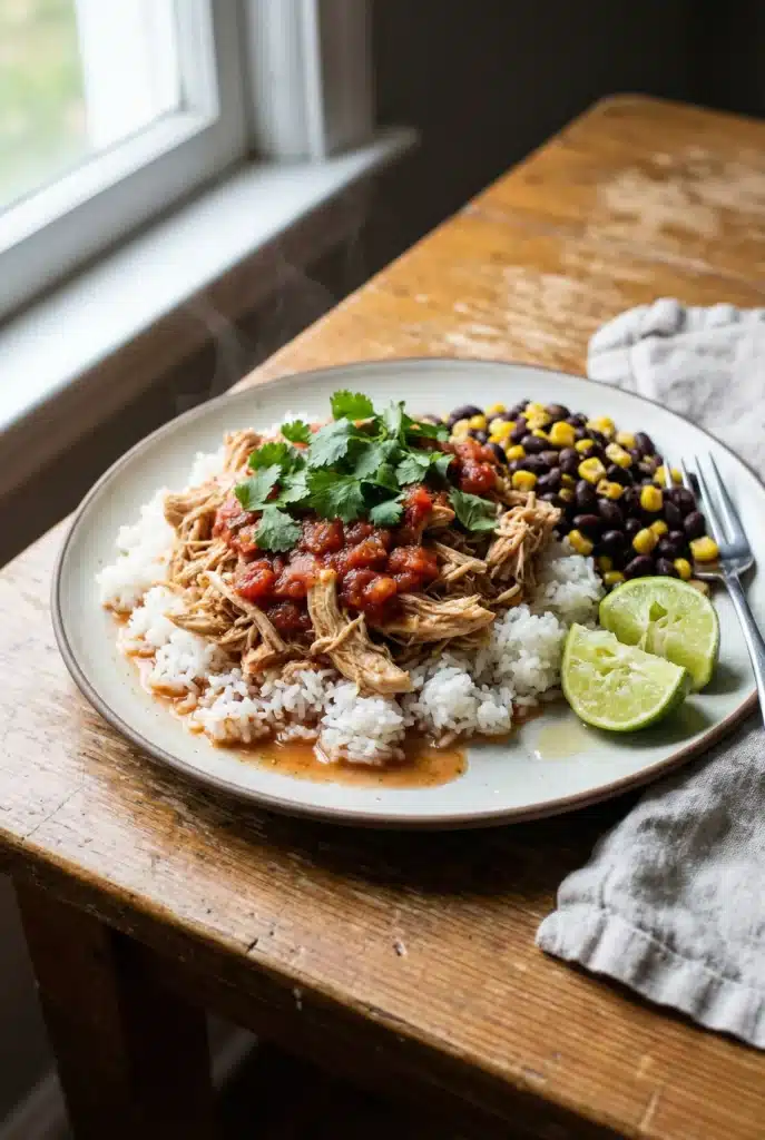 Cozy Up with Tender Slow Cooker Salsa Chicken Delight - Scarlet Recipes