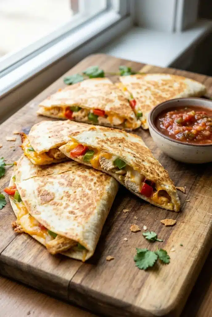 Savory Cheesy Chicken Quesadillas for Busy Weeknights - Scarlet Recipes
