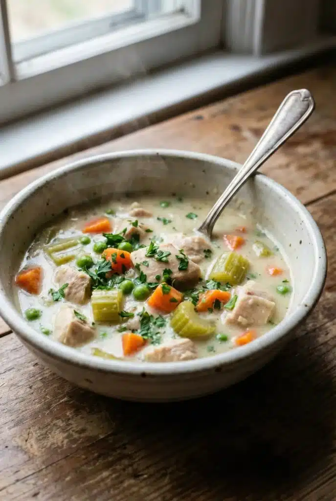Indulge in Quick & Creamy Slow Cooker Chicken Soup - Scarlet Recipes