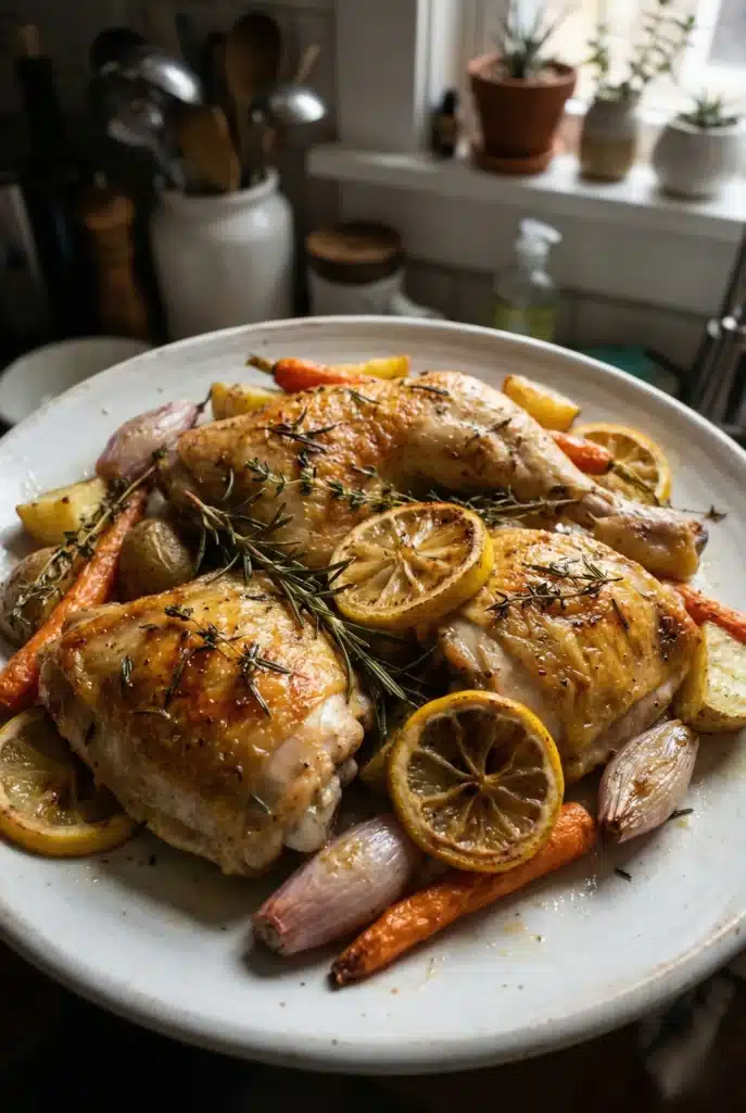 Savor the Comfort of Baked Lemon Herb Chicken Delight - Scarlet Recipes